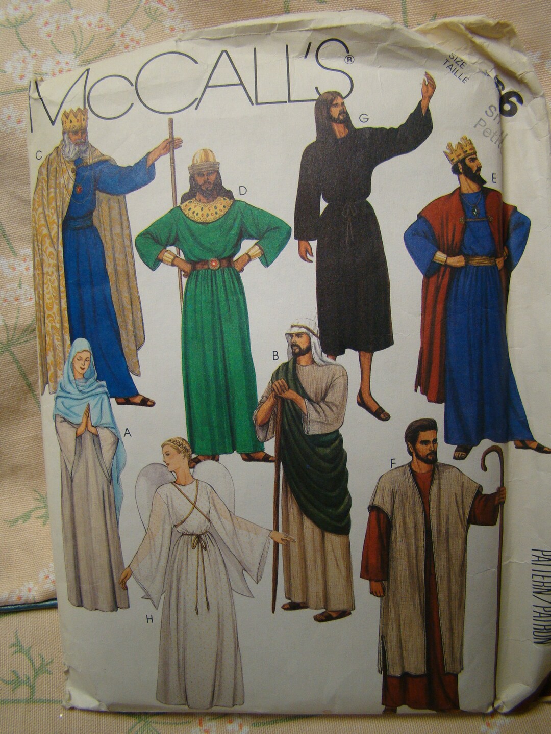 Sewing Pattern Biblical Man King Angel Shepherd or Merlin - Etsy