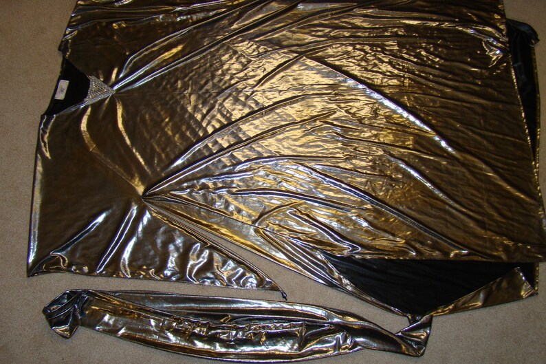 Queen or King Robe Mottled Silver & Gold Lame Wizard - Etsy