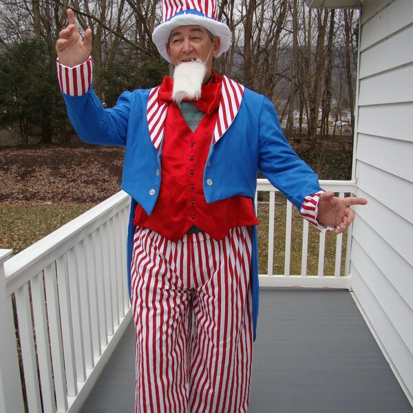 Uncle Sam Top Hat - Etsy