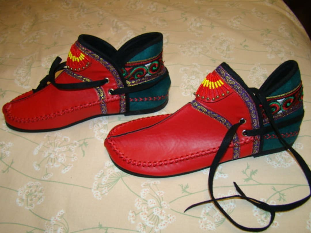 Shoes Native American Style Slip On - Etsy