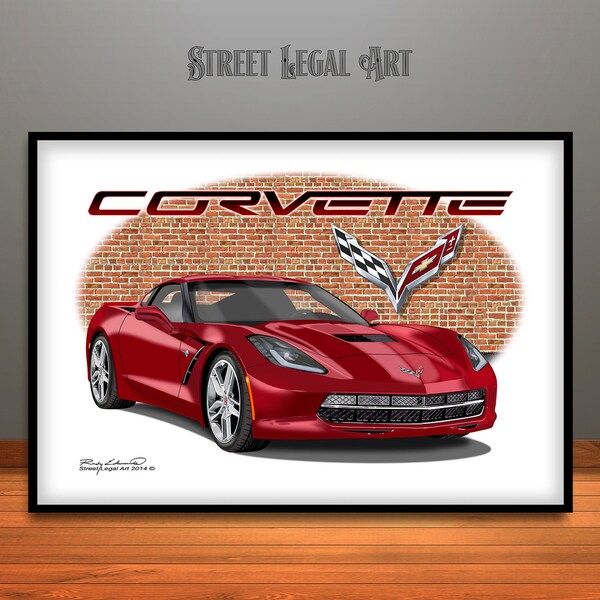 C7 Corvette Wall Art - Etsy