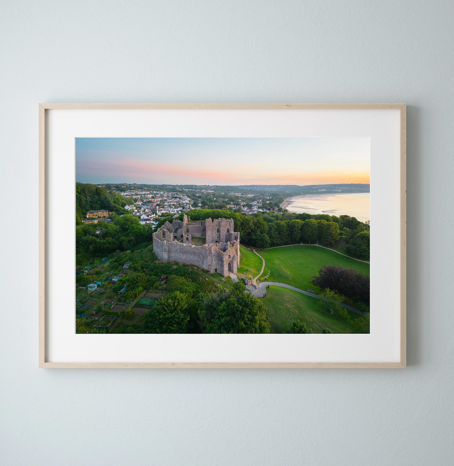 Oystermouth Castle, Gower Print | Wall Art | Landscape Photography - Etsy
