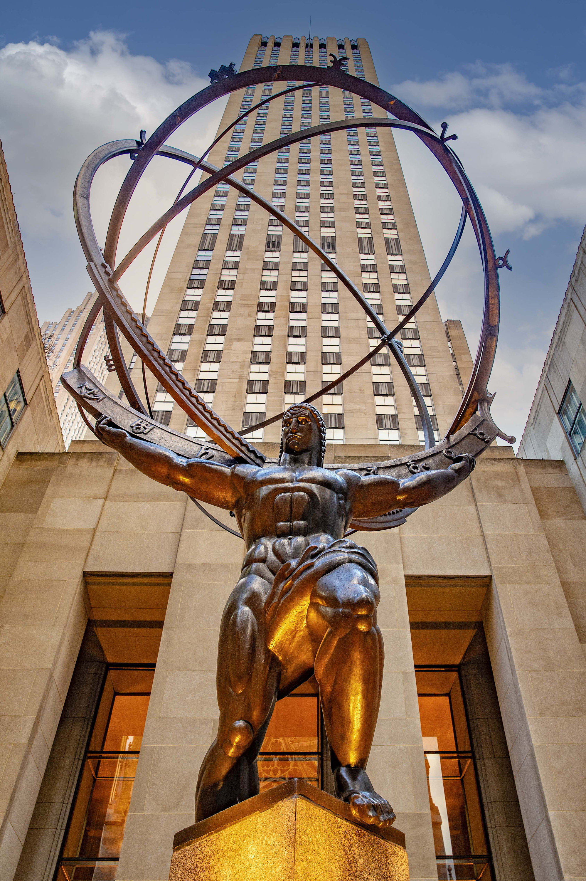 New York City Photograph, Atlas Statue, New York Wall Decor, NYC Wall ...