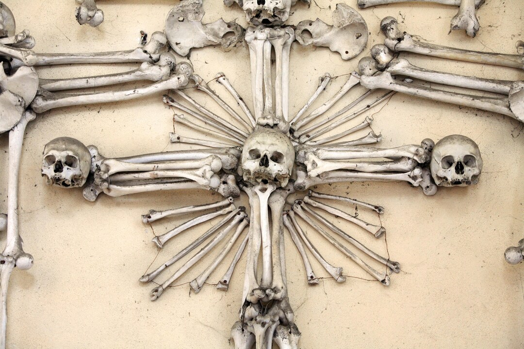 Czech Republic Photography, Human Skull Photo, Sedlec Ossuary, Kutna ...