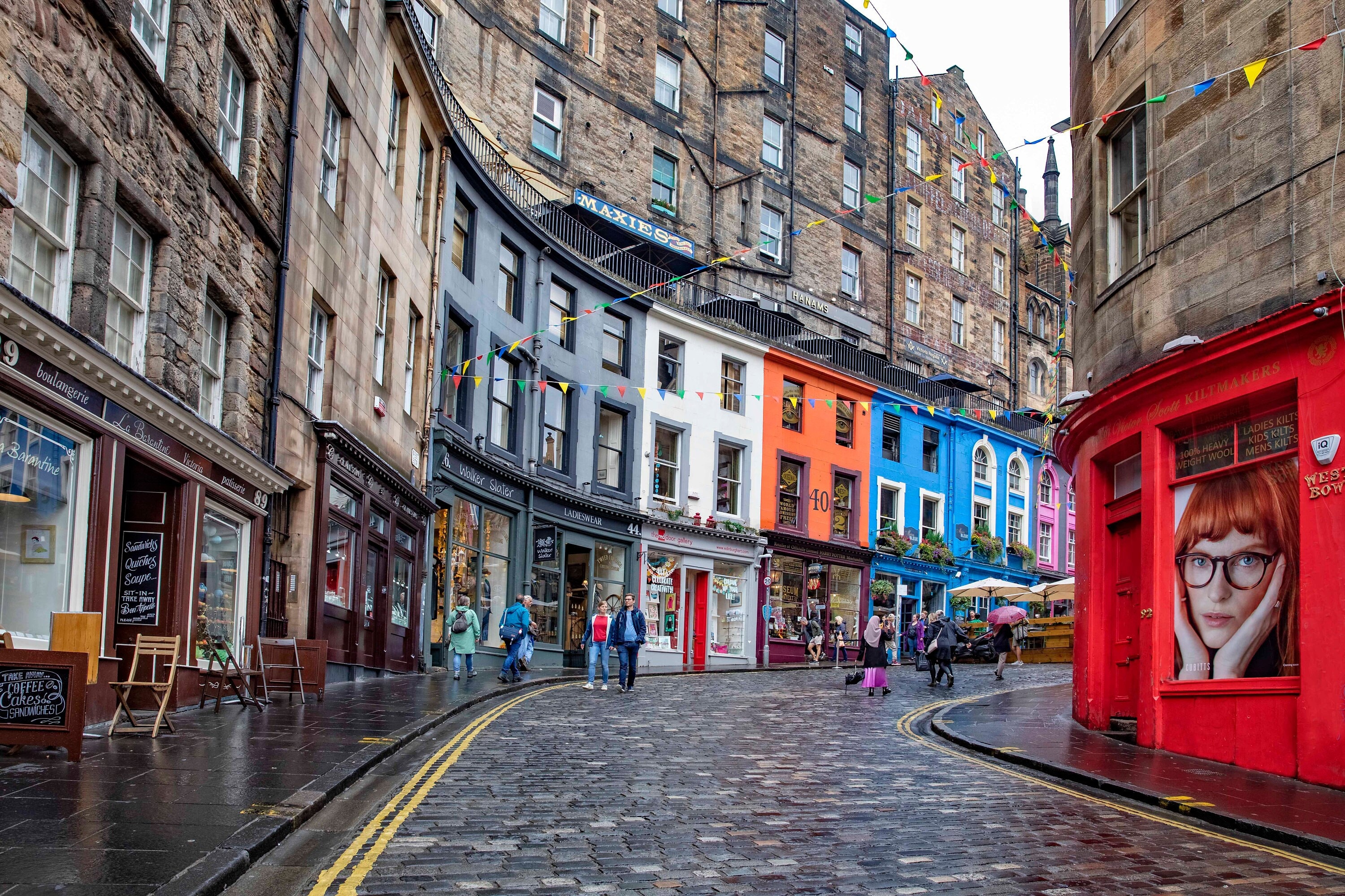 Victoria Street, Edinburgh Scotland Photo, Travel Print, Storefronts ...