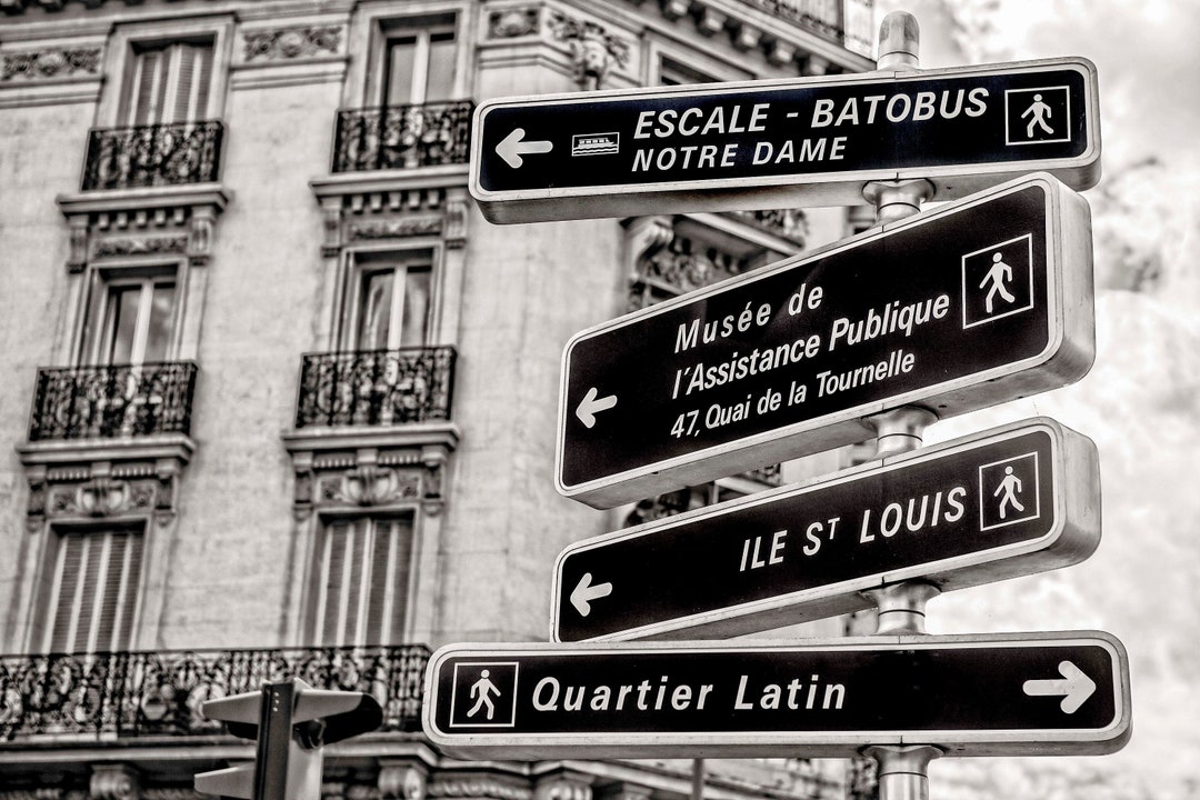 Paris Photography, Street Signs, Paris Wall Art, Paris Decor, Paris Art ...