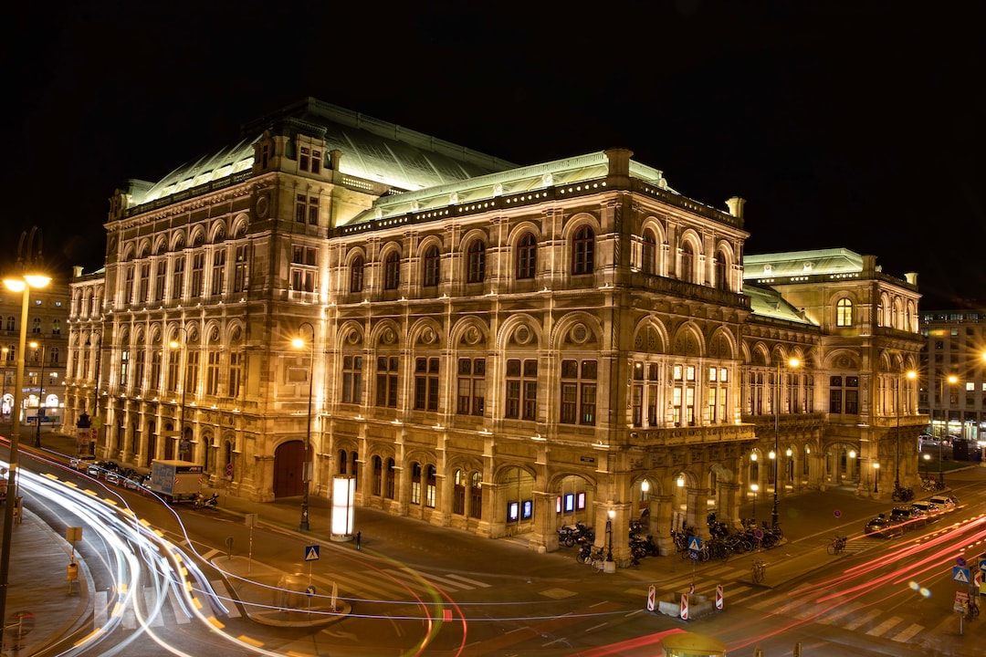 Vienna Opera House at Night, Vienna Austria, Photograph, Photo, Vienna ...