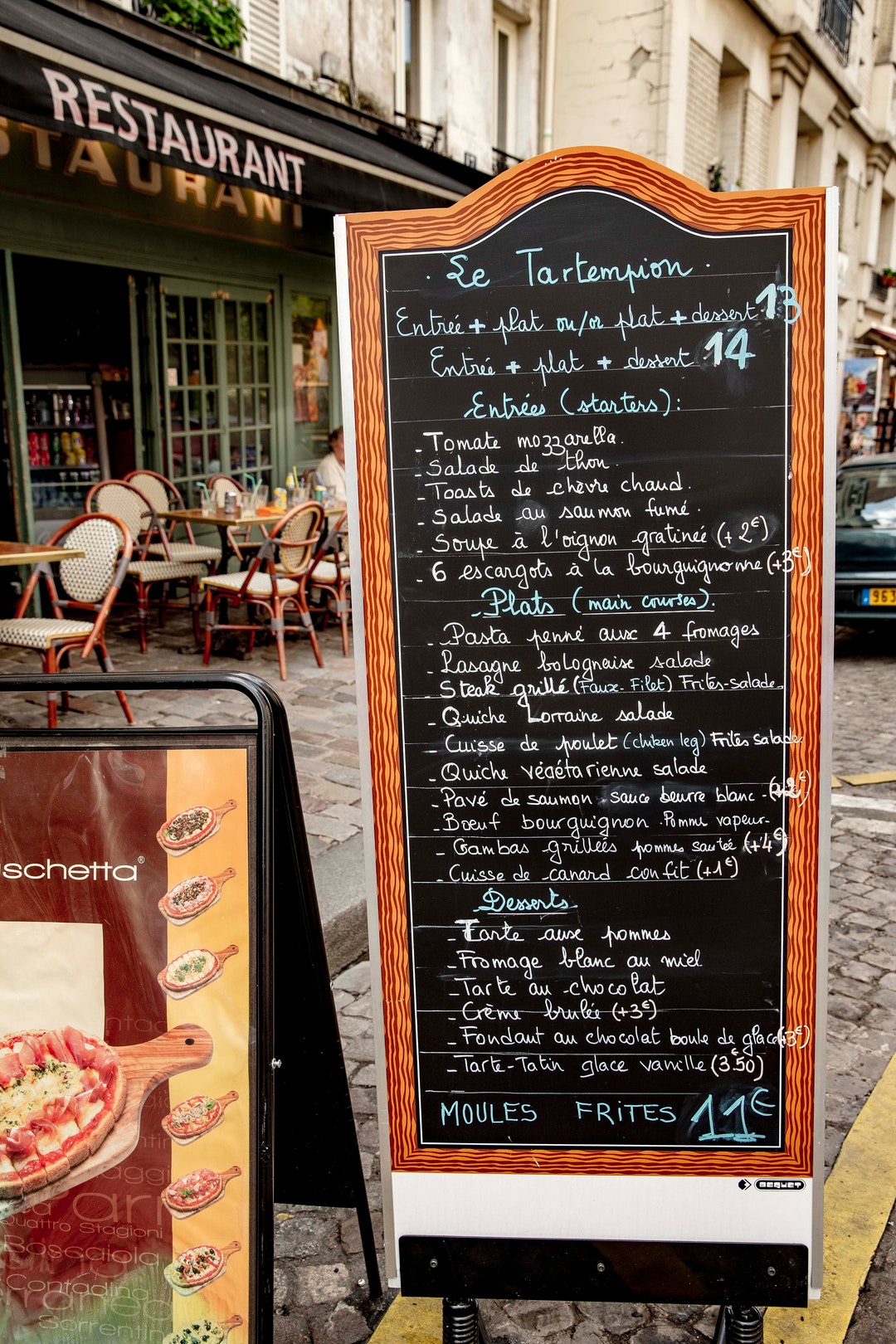 Paris Photography, French Menu, Sidewalk Cafe, Paris Wall Art, Paris ...