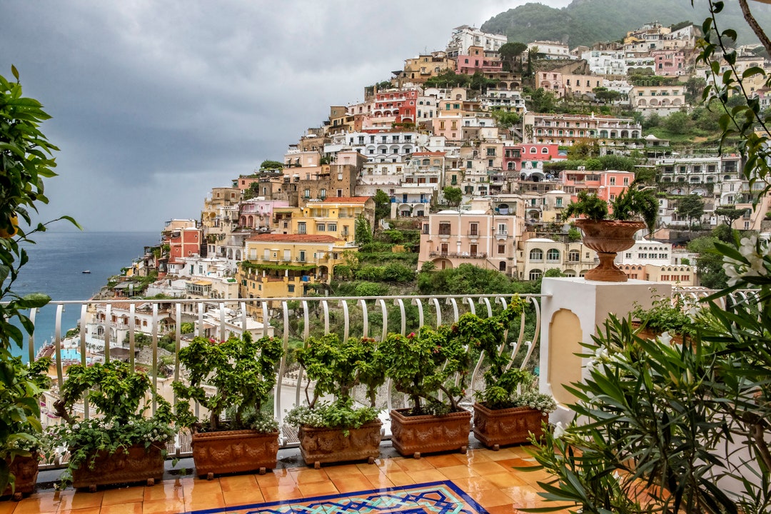 Italy Photography, Amalfi Coast, Positano Photography Print, Cliffside ...