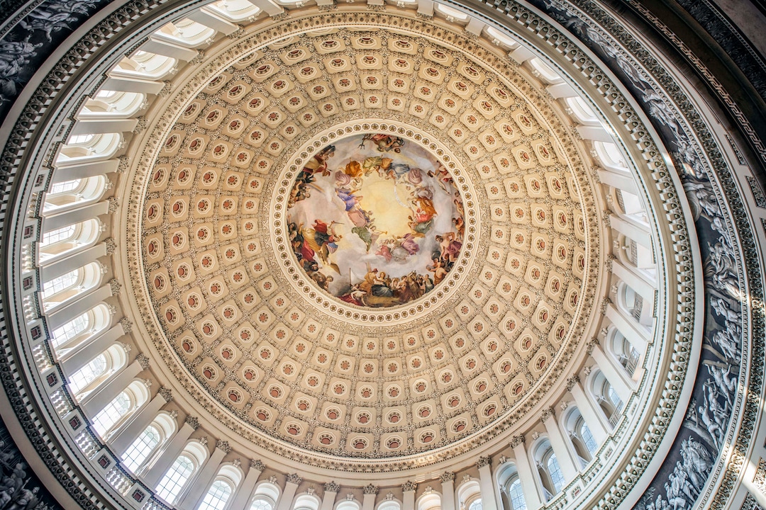 Washington DC Photograph, US Capitol Building, Rotunda Ceiling, DC ...