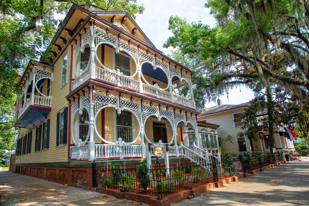 Savannah Georgia Photo, Gingerbread House, Historic House, Savannah ...