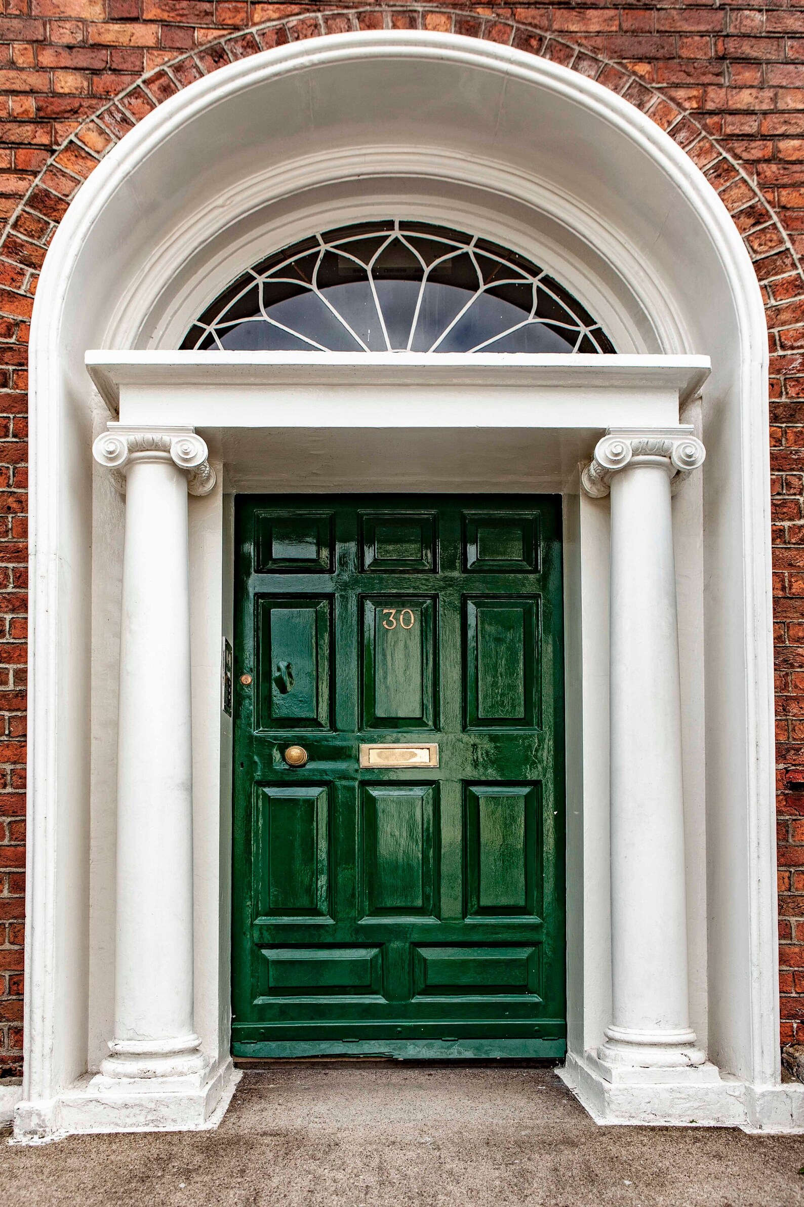Irish Door Photo, Dublin House Door, Green Door Print, Dublin Wall ...