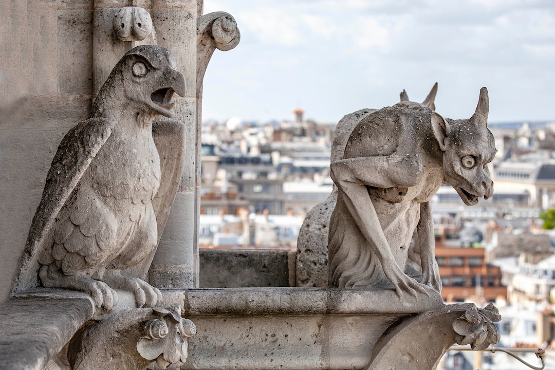 Paris Photography, Gargoyles, Notre Dame Cathedral, Paris Wall Art ...