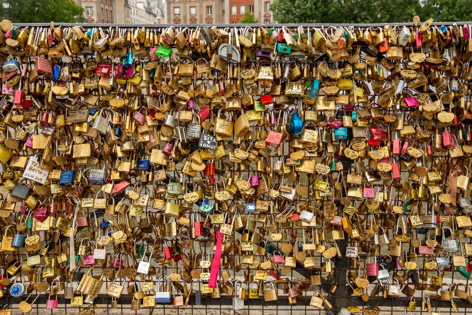 Paris Photography, Love Locks, Seine River, Paris Wall Art, Romantic ...