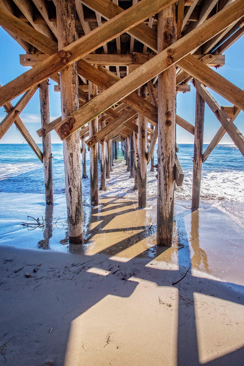 Santa Barbara Photograph California Coast Goleta Pier - Etsy