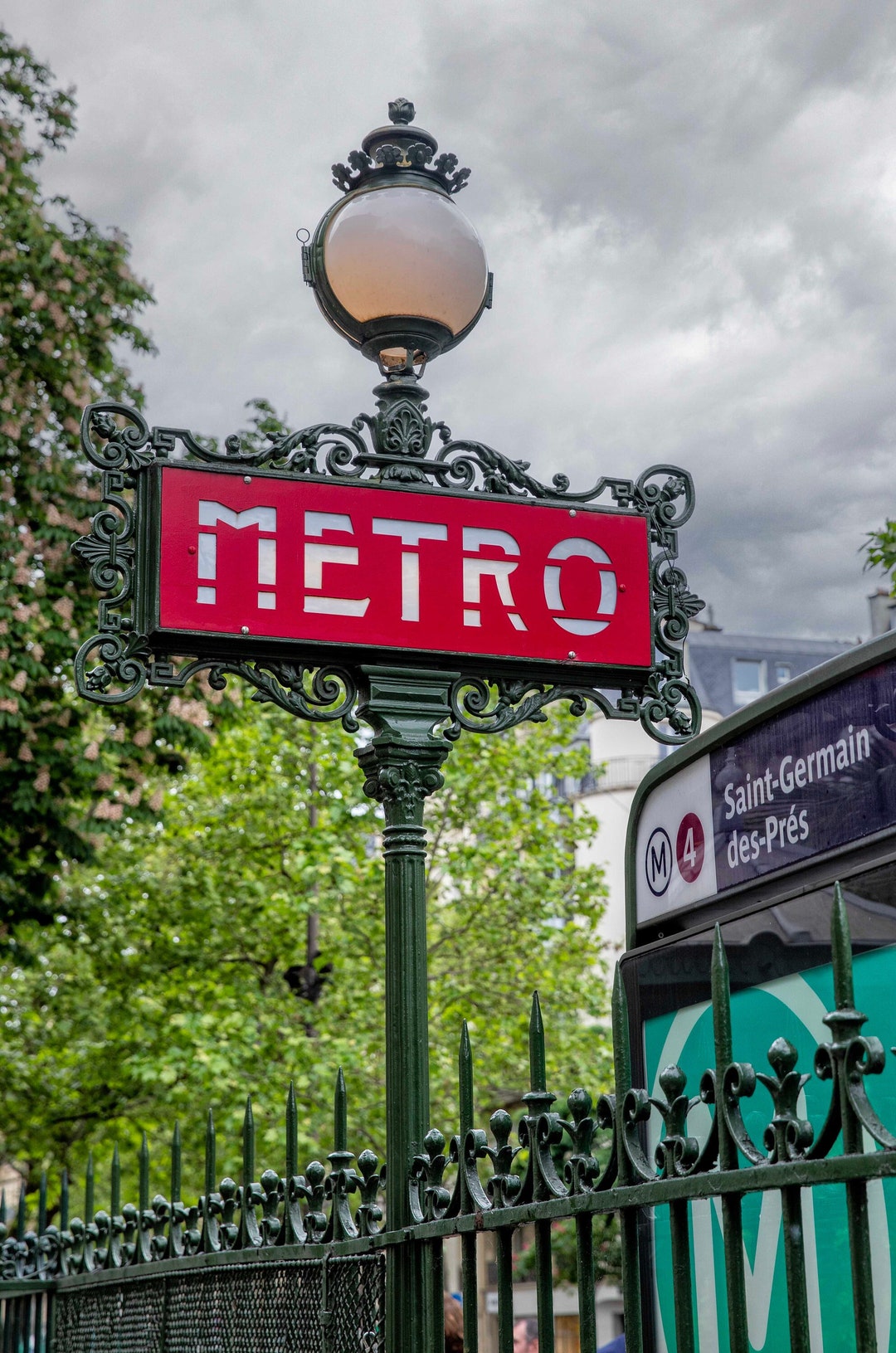 Paris Photography, Parisian Metro Sign Photo, French Art, Paris Metro ...