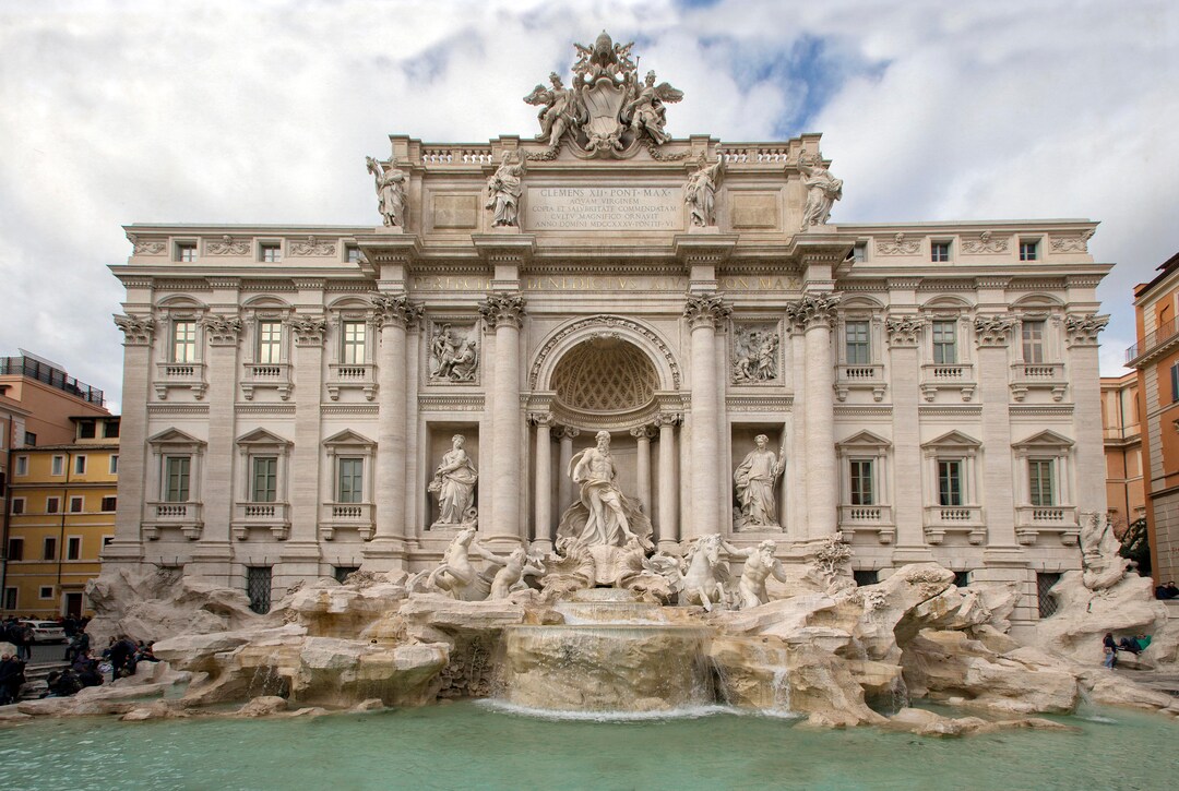 Italy Photography, Trevi Fountain, Trevi Fountain, Roman Art, Rome Wall ...