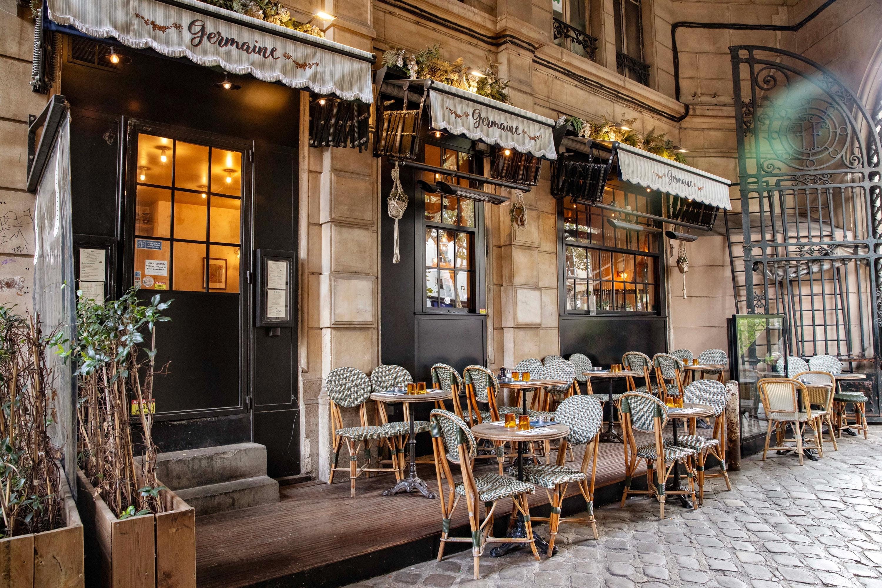 St. Germain Cafe, Paris Cafe, Sidewalk Cafe, Parisian Restaurant ...