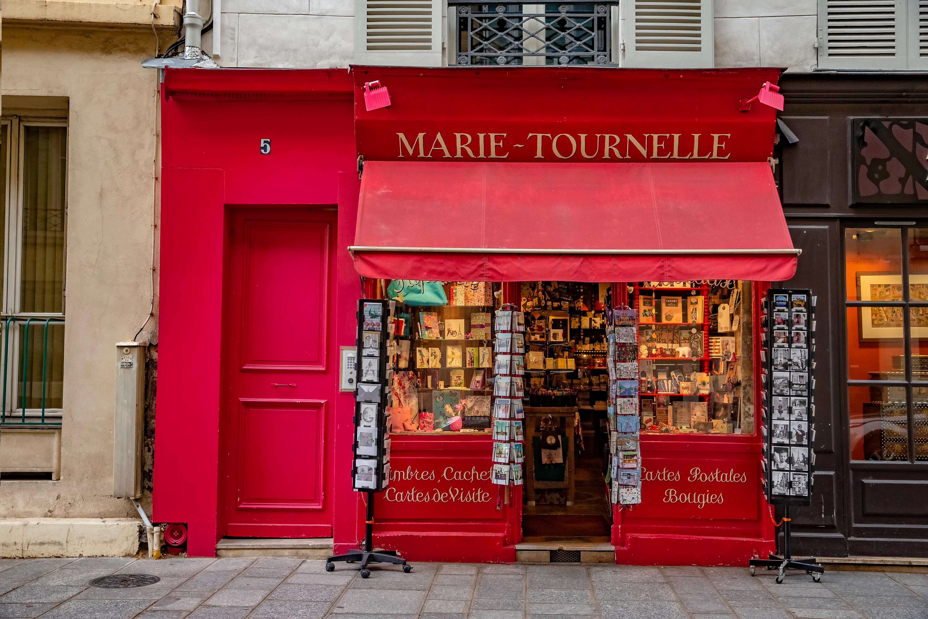 Paris Photography, Red Shop, Fine Art Photograph, Paris, France, Marie ...