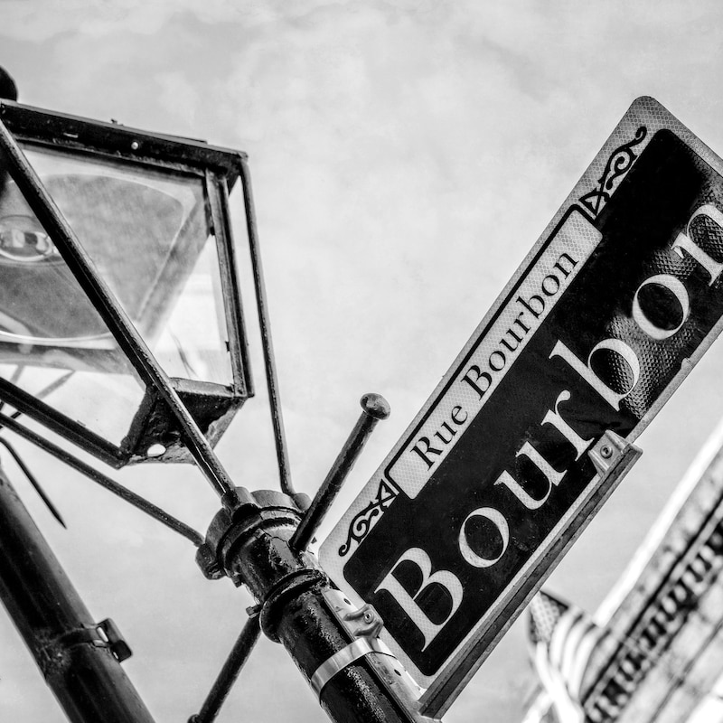 Bourbon Street Sign - Etsy