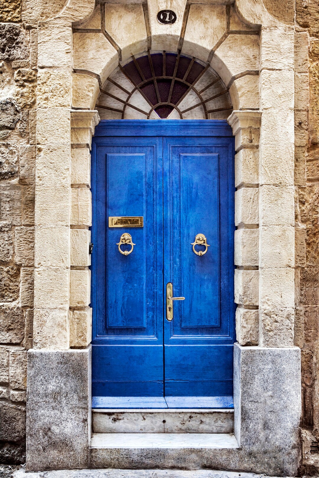 Malta Photography, Door Art, Blus Door, Malta Print, Malta Wall Art ...