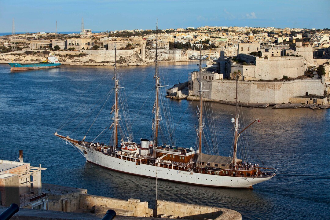 Valetta Malta Photograph, Valetta Harbor, Malta Wall Decor, Malta Wall ...
