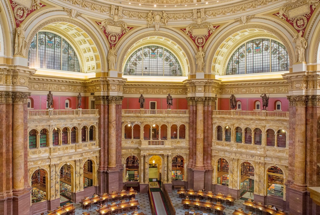 Washington DC Photograph, Library of Congress, Reading Room Photo, SC ...
