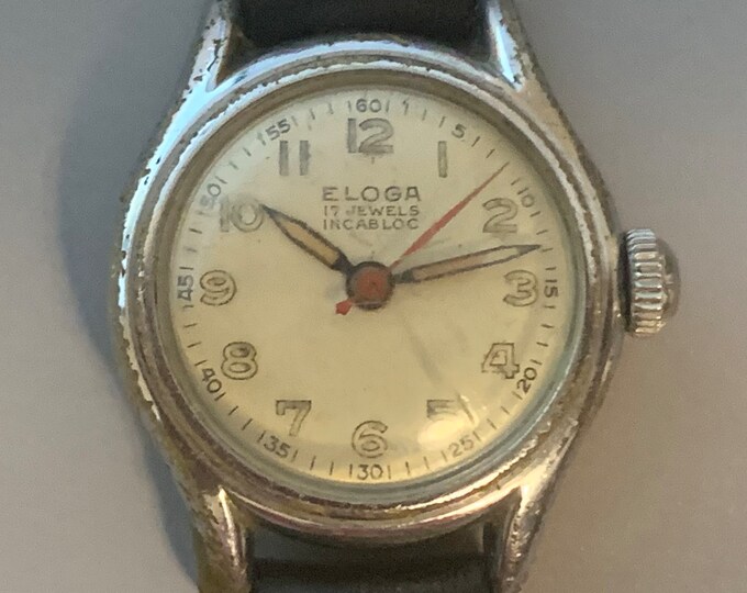 ELOGA WATCH, SWISS Watch, Womens Watch, Military Watch, Incabloc, 17 ...