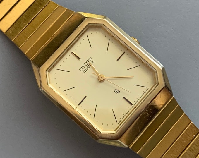 Outstanding Citizen CQ Watch, Cut Corners Watch, Gold Plated ...