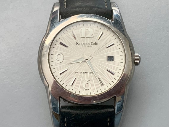 Kenneth Cole Watch, Silver Dial Watch, Date Window Wa… - Gem