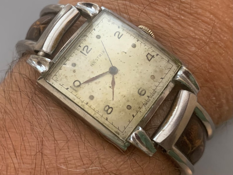 SWISS WATCH MENS Watch Nastrix Watch 17 Jewels Watch - Etsy