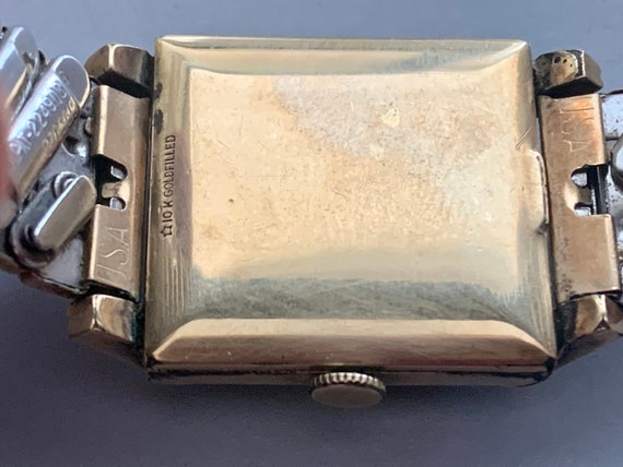 Salmon Dial, Vintage Mens Watch, Clinton Swiss Watch,… - Gem