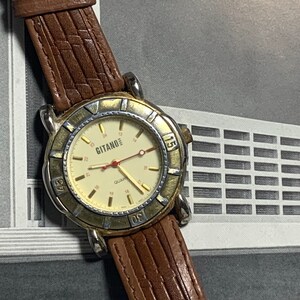 PORTHOLE Gitano Mens Vintage Watch 24-hour Dial Diver Style - Etsy