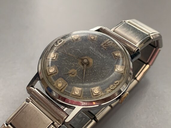 MENS SWISS WOLDMAN Watch, Slate Grey Dial, Diamond Di… - Gem