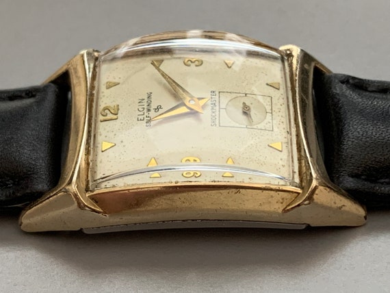 MENS ELGIN AUTOMATIC Watch, Self Winding Watch, Gold … - Gem