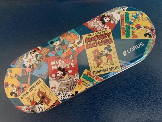 DISNEY MICKEY MOUSE Rare !!!! Vintage Collectible Tin… - Gem