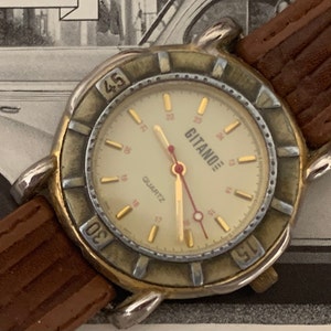 PORTHOLE Gitano Mens Vintage Watch 24-hour Dial Diver Style - Etsy