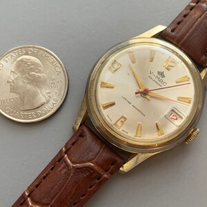 Vintage Vmac Mens Watch Rare Runs Well Edward A Waldman Movement ...