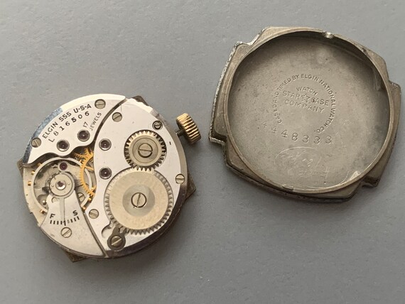 Elgin MENS VINTAGE Rose Gold Fill Watch Flexible Driv… - Gem