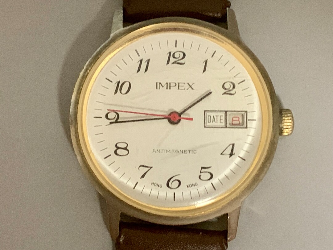 Hardy MENS IMPEX WATCH, Rare Vintage Watch Date Window, Red Sweep ...