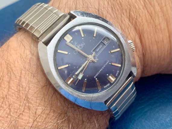 RARE ORION Watch, Blue Dial Watch,Date Window Watch, … - Gem