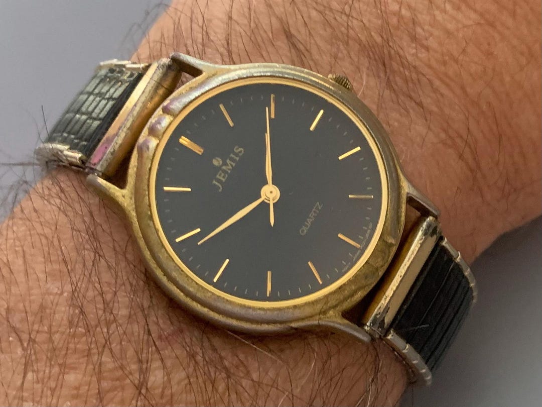 Sleek MENS WATCH VINTAGE Jemis Seiko Quartz Watch, Sweep Second Hand ...