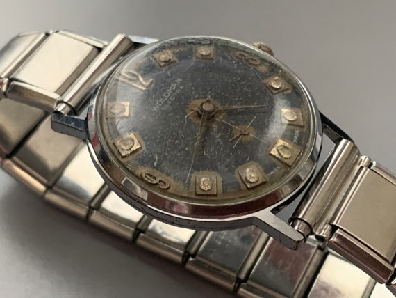 MENS SWISS WOLDMAN Watch, Slate Grey Dial, Diamond Di… - Gem