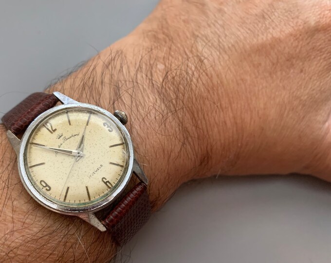 ANDRE BOUCHARD MENS Watch, 17 Jewels Hamilton S T Mvt, Round Watch ...