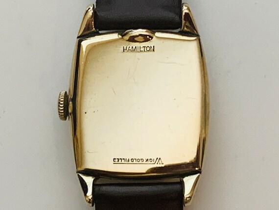 HAMILTON Darrell Tonneau Rectangular 17 Jewel Mens Wa… - Gem