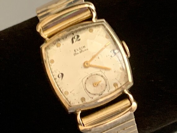 Elgin DeLuxe MENS WATCH, VINTAGE Watch, Sub Second Ha… - Gem