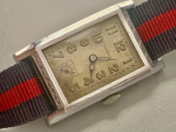 Antiquary Collection MENS SWISS DENBROS Rectangular W… - Gem