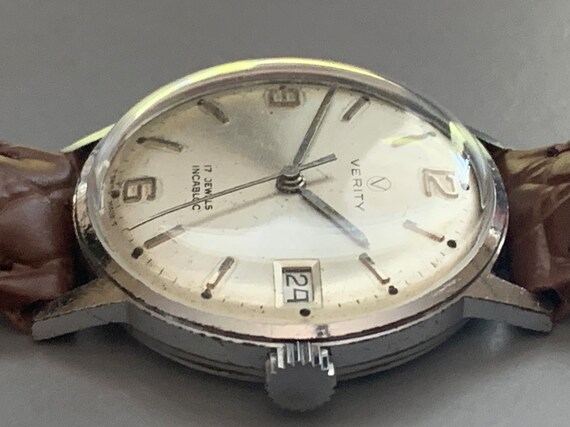 Brilliant Verity Swiss 17 Jewels MENS VINTAGE Watch, … - Gem