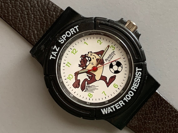 Authentic TAZ SOCCER DUDE Armitron Tasmanian Devil Wa… - Gem