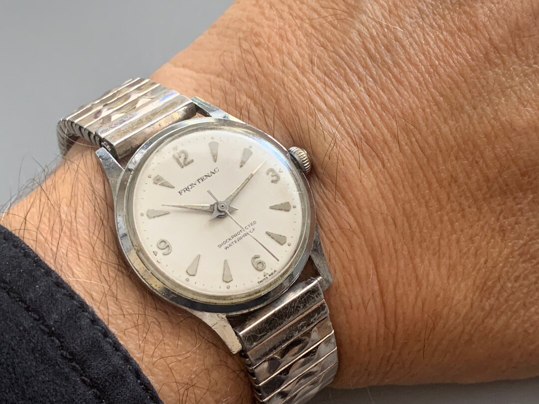 FRONTENAC WATCH, Mens Watch, Vintage Watch, Bauhaus Watch, Sweep Second ...